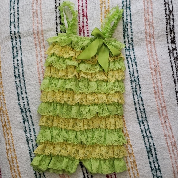 no brand | One Pieces | Stretchy Ruffle Romperused For Tinkerbell ...